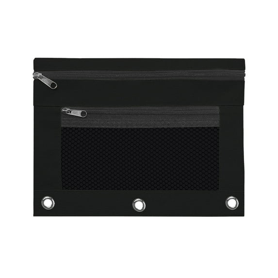 HBBKVI Set of 12 B5 3-Hole Binder Pencil Bags 12pc Cloth Eyelet Binder ...