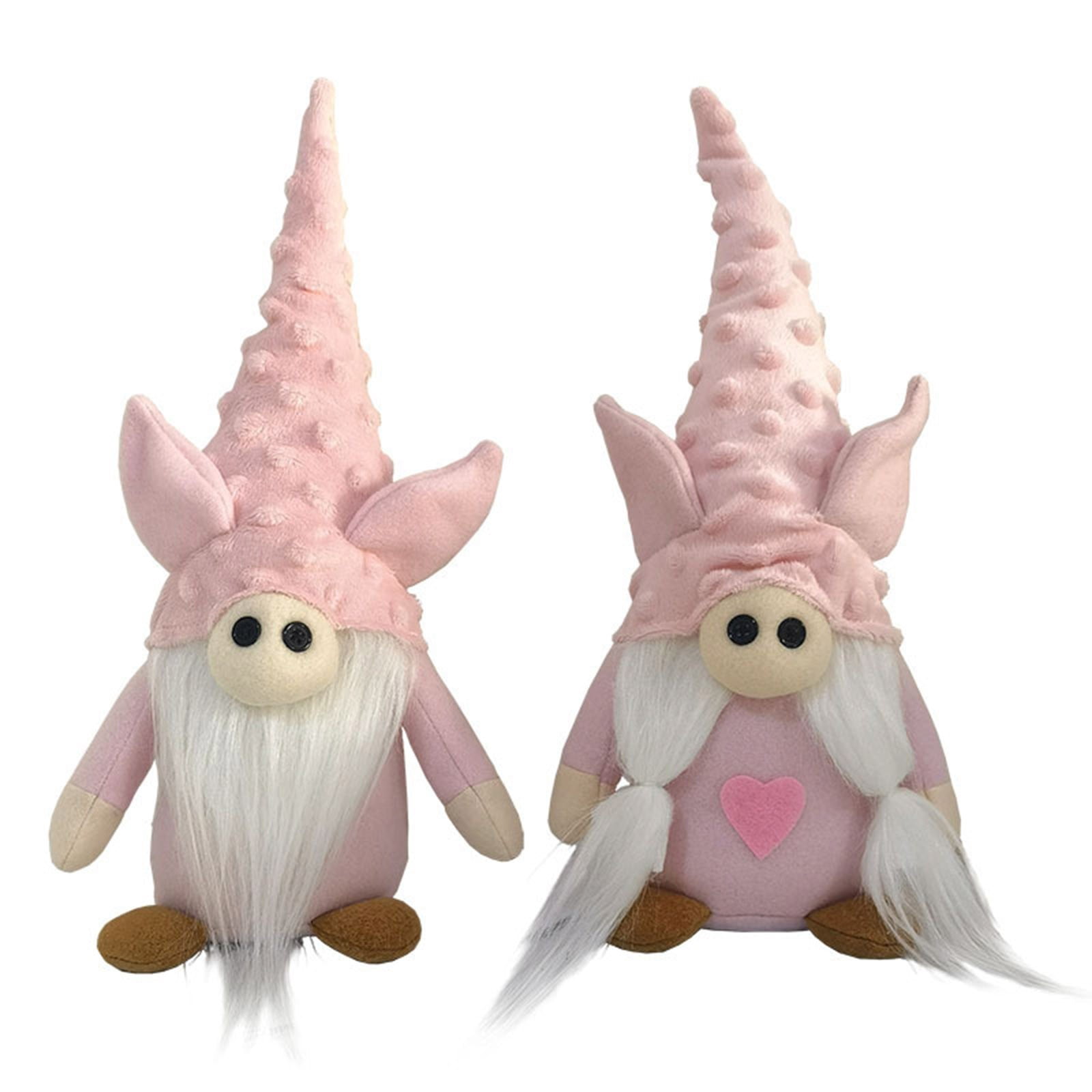 HBBKVI Set of 2 Valentine's Day Gnome Pig Doll Decorations Valentine's ...