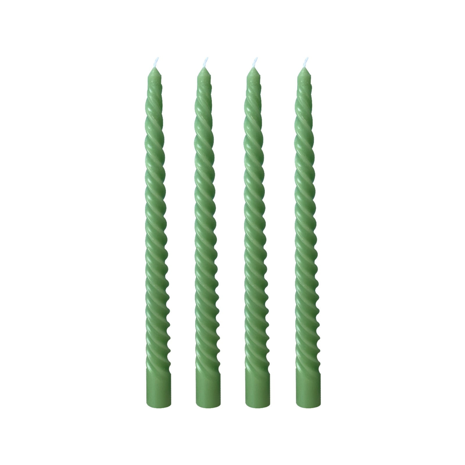 HBBKVI Set of 4 Thread Taper Candle, 10" Single Wick Unscented Candles ...