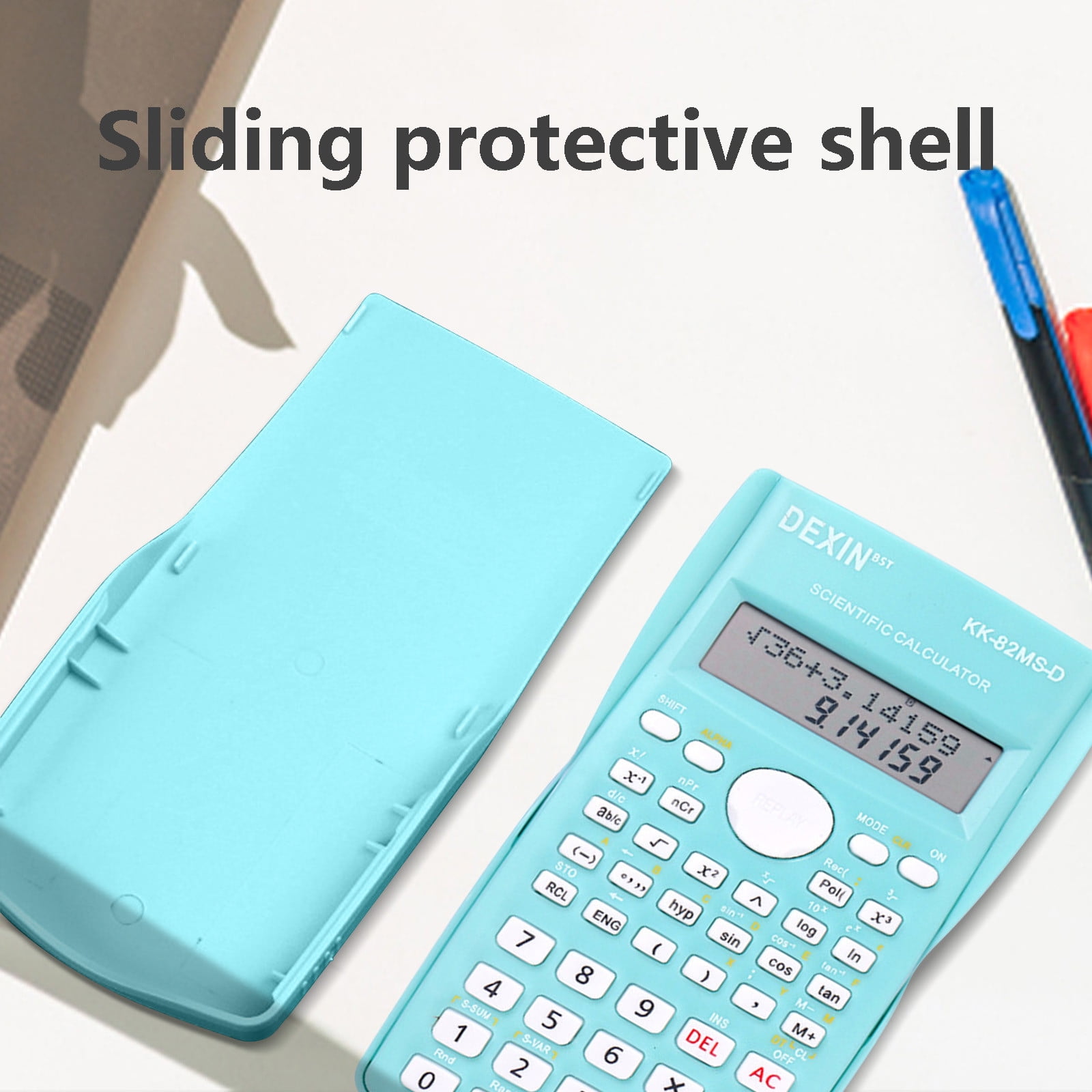 HBBKVI Standard Function Basic Calculator, Digits Desktop Calculator with Large LCD Display and ...