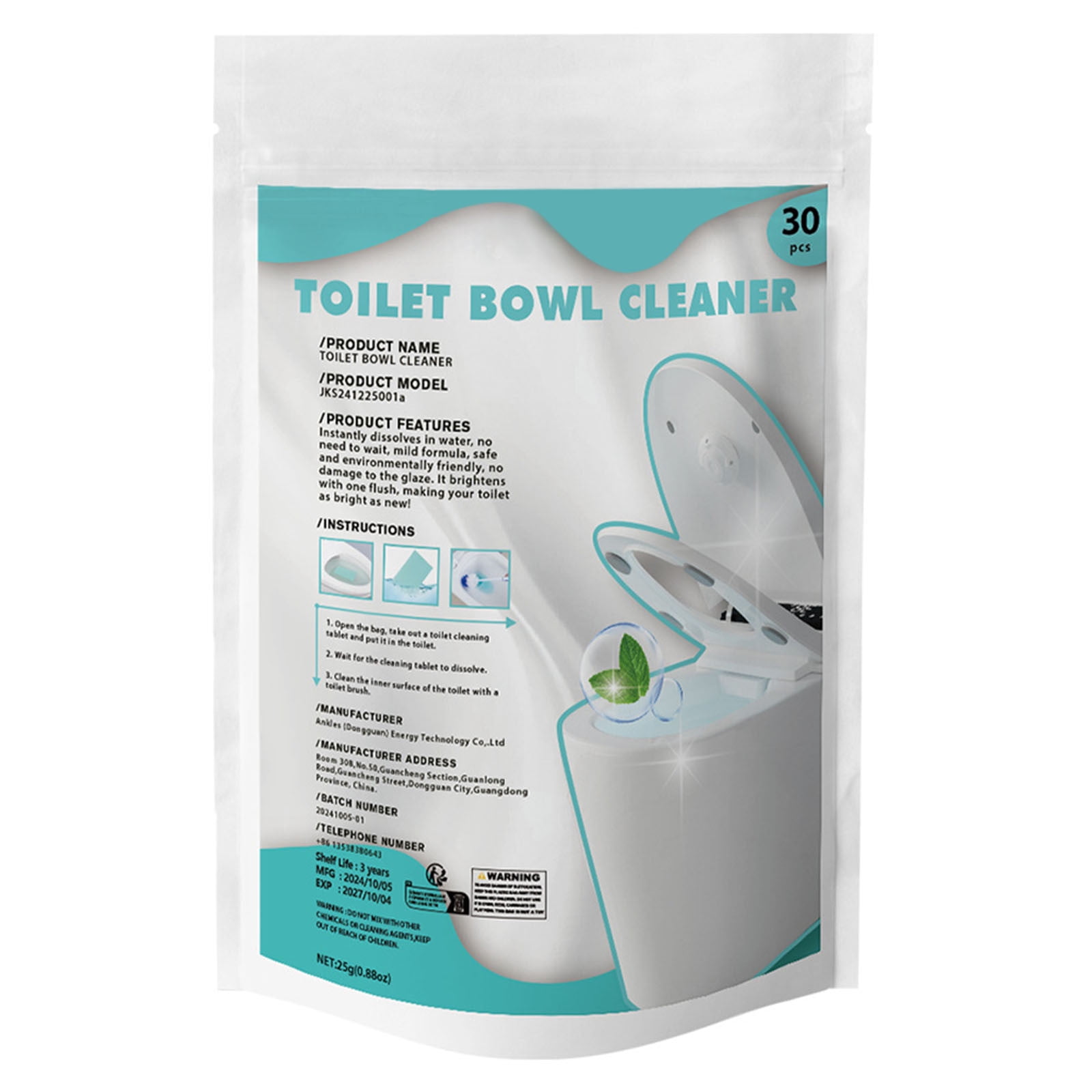HBBKVI Toilet Bowl Cleaner Tablets, Toilet Cleaner for Cleaning ...