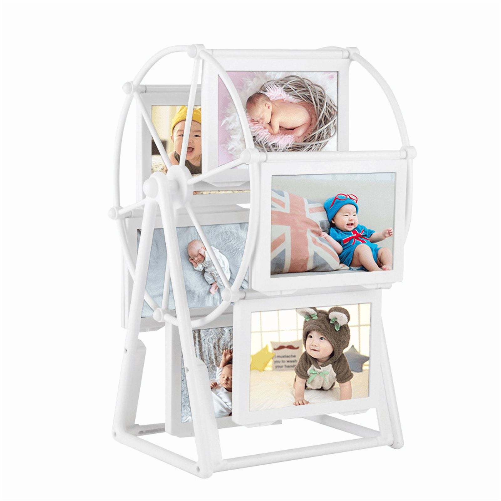 HBBKVI Vintage Rotating Ferris Wheel Picture Frame 5-inch Picture Frame ...