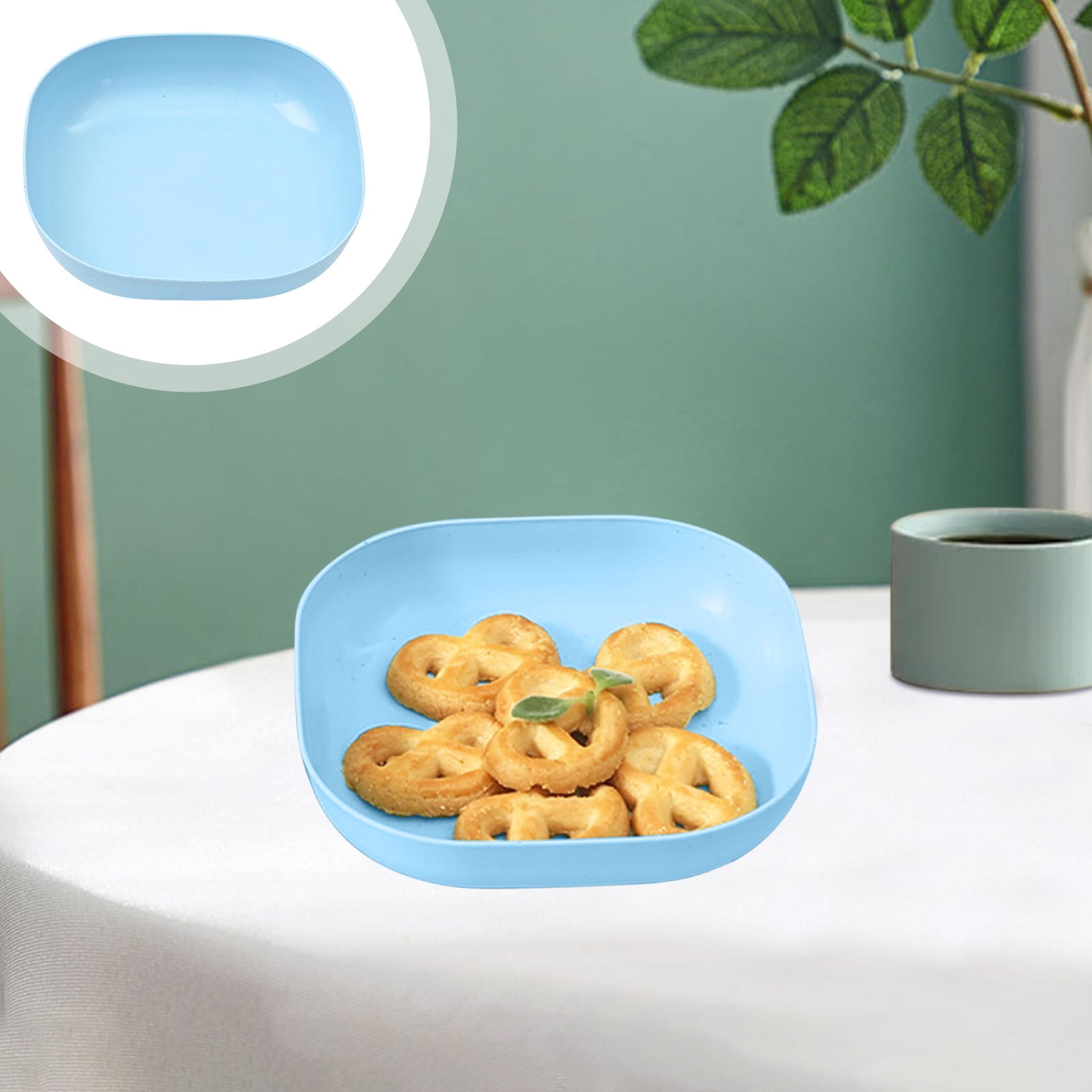 HBBKVI Whisker Fatigue Bowl Shallow Food Tray Wide Wet Food Bowl Pet ...