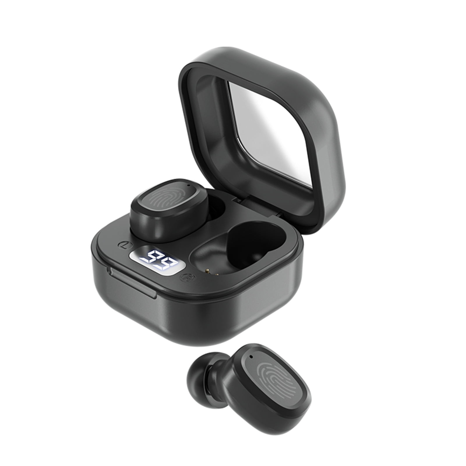 HBBKVI Wireless Earbuds, 5.0 Wireless Bluetooth Headset LED Digital ...