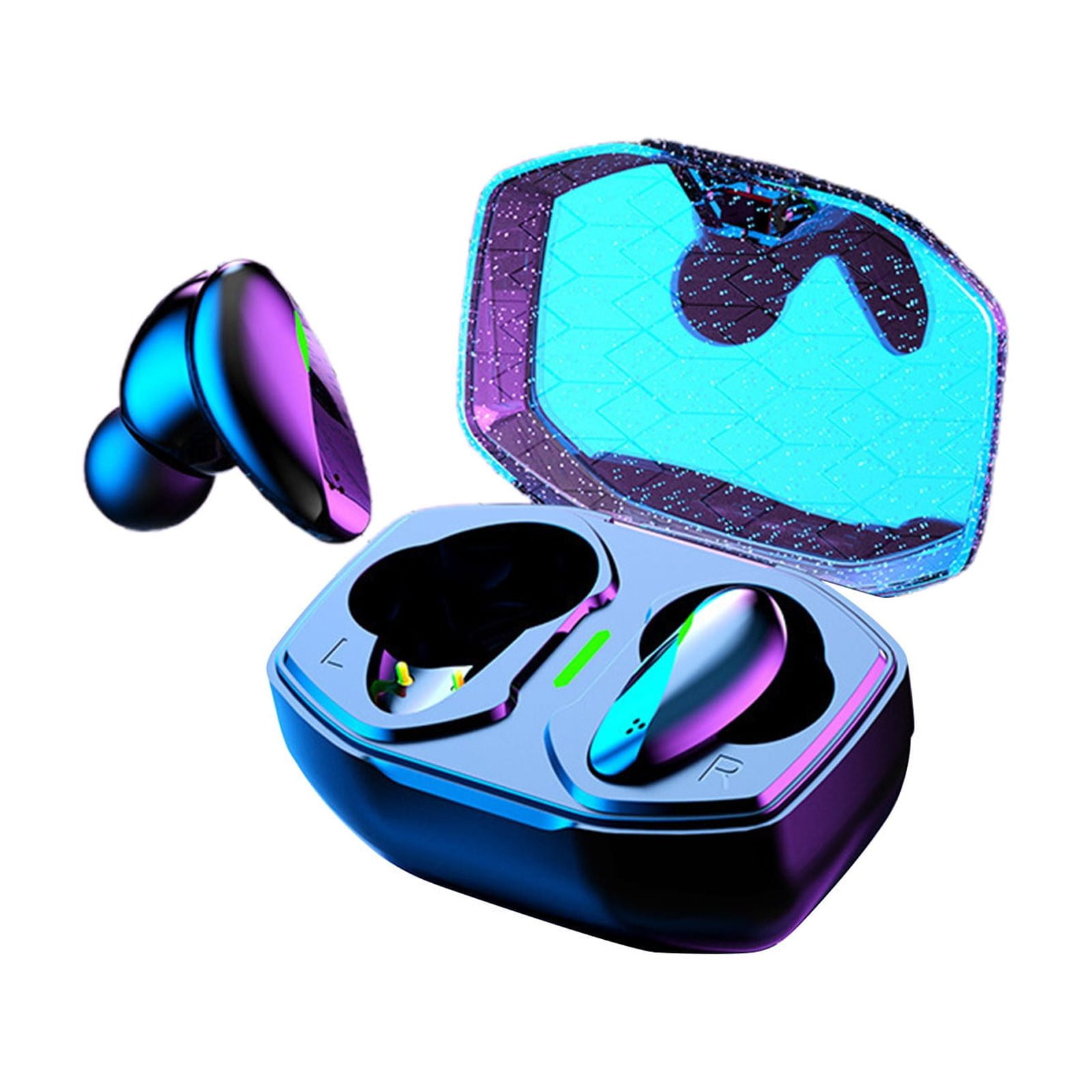 HBBKVI Wireless Earbuds, In Ear High Battery Low Latency Double Ear ...