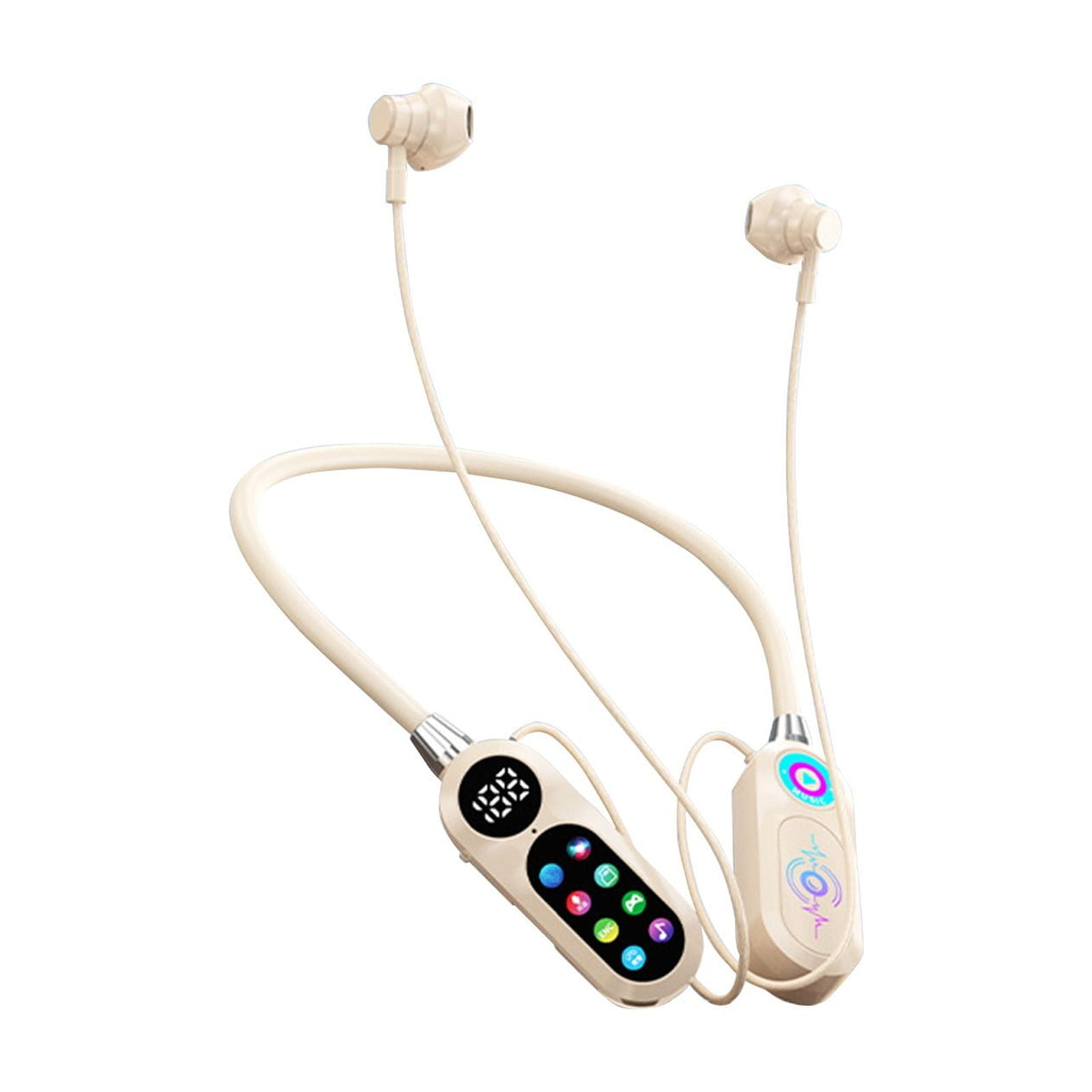 HBBKVI Wireless Earbuds, Neck Hanging Bluetooth Earphones Bluetooth 5. ...