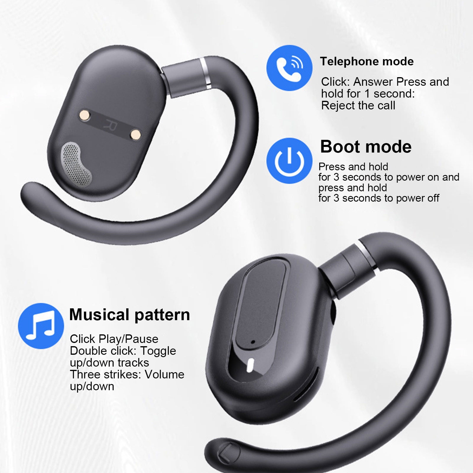 HBBKVI Wireless Earbuds, Translation Earbuds 144 Languages and Accents ...