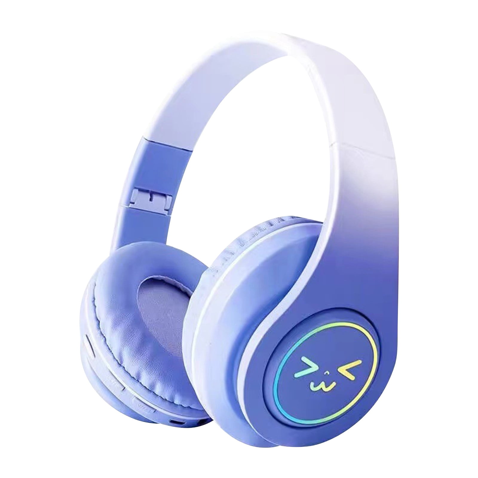 HBBKVI Wireless Headphones, Gradient Color Bluetooth Headset Heavy ...
