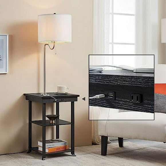 End Table Light Attached