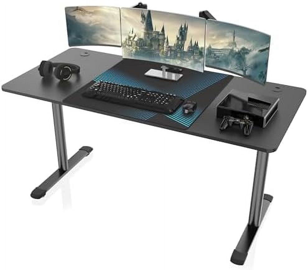 HBBOOMLIFE It's_Organized Gaming Desk 60 Inches Large Gaming Computer ...