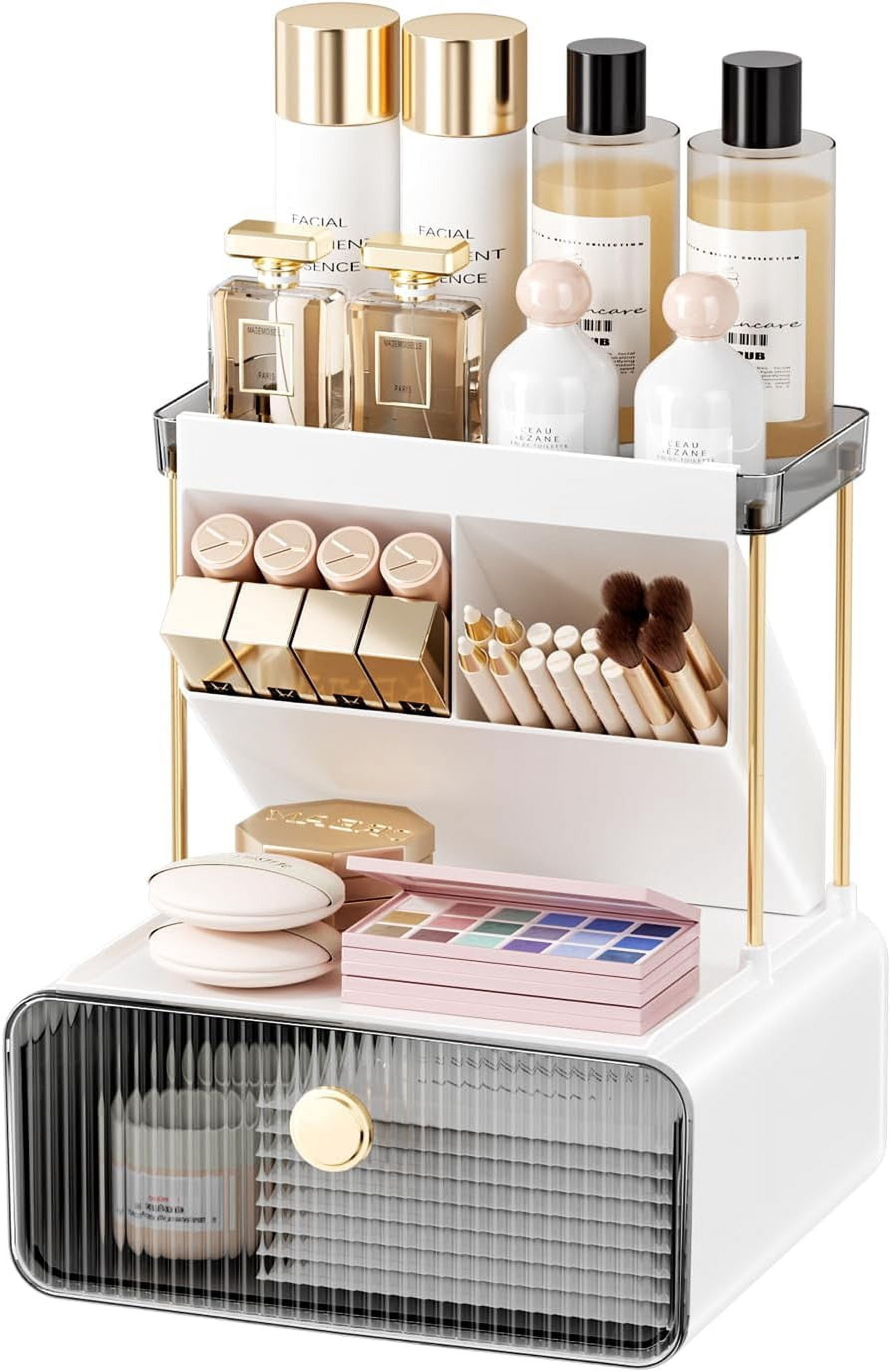 dxynlzq Makeup Organizers Countertop 2-Tier Versatile Bathroom Counter ...