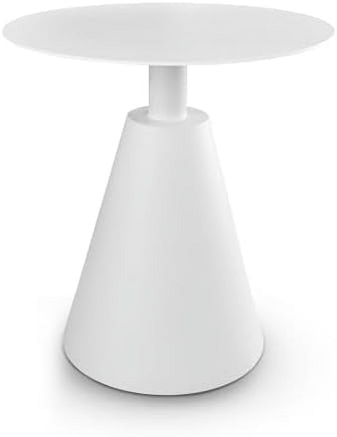 HBBOOMLIFE Round Small Metal Circle End Table Waterproof Rustproof for ...