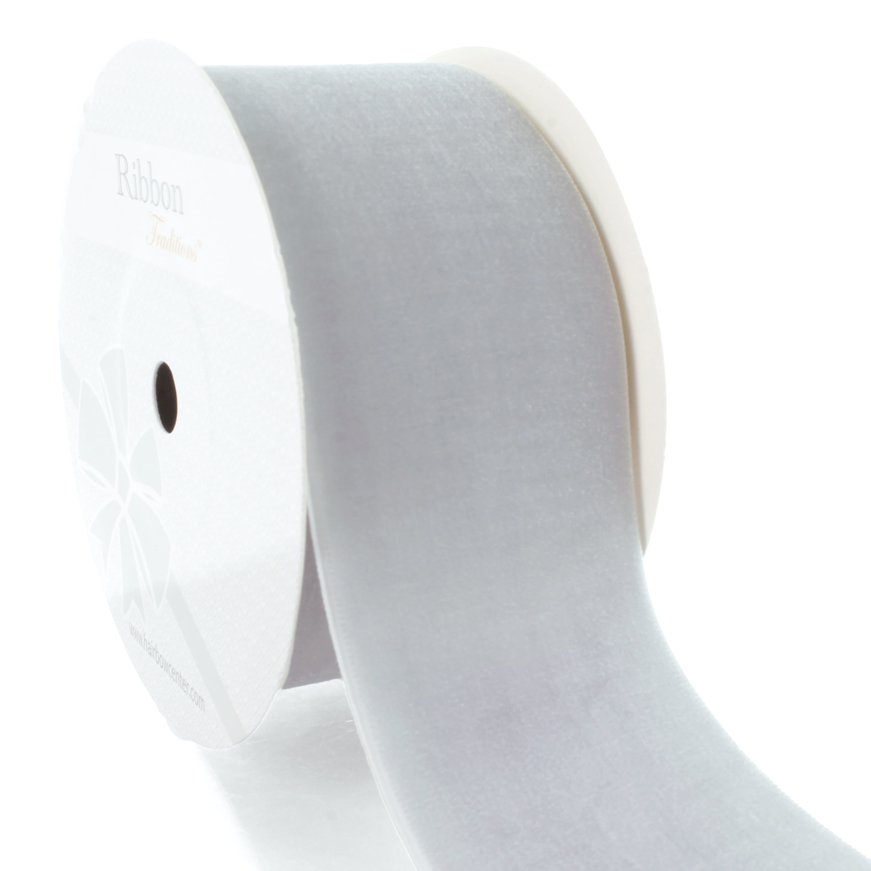 2" Velvet Ribbon 009 Silver 25 Yard - Walmart.com