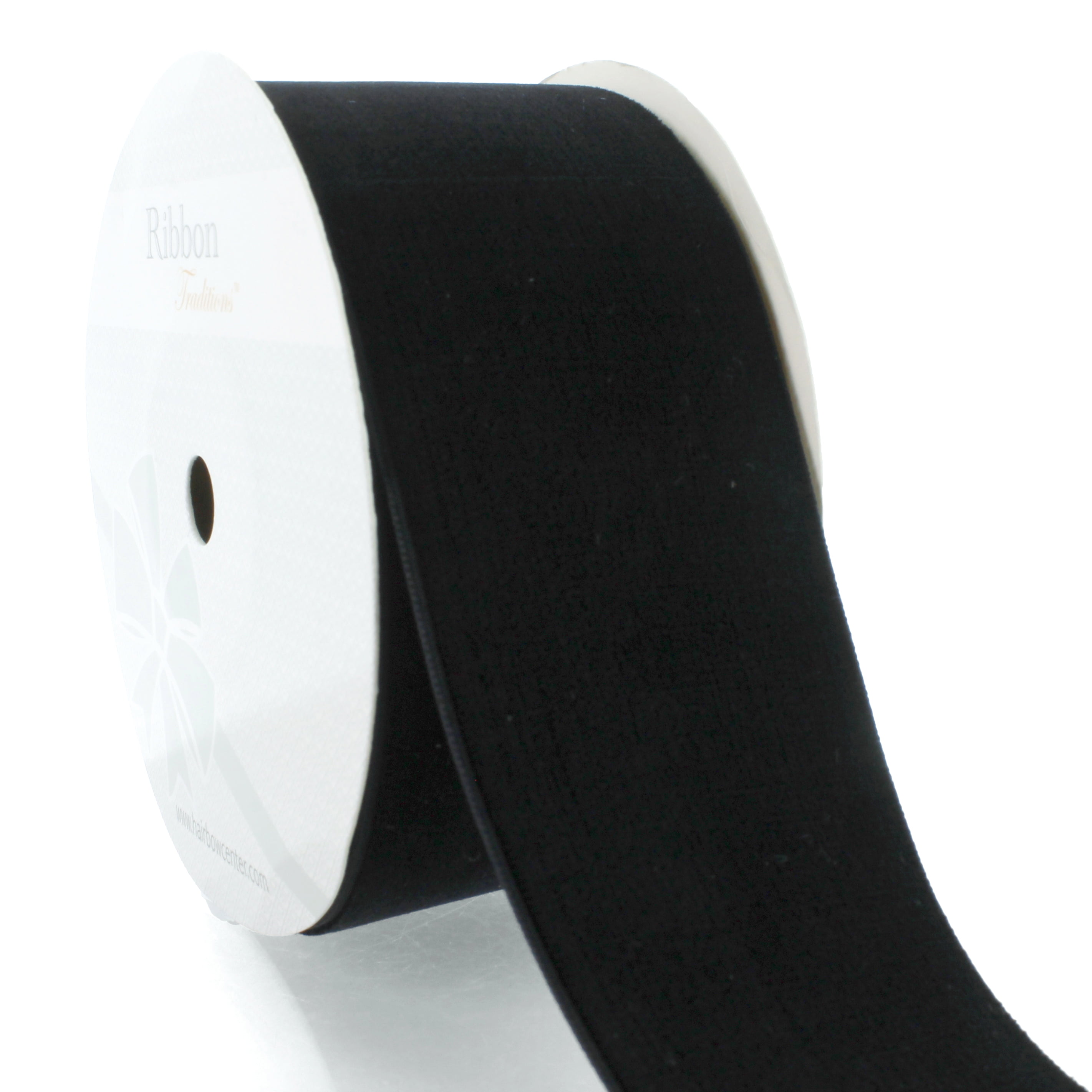 2" Velvet Ribbon 030 Black 5 Yard - Walmart.com