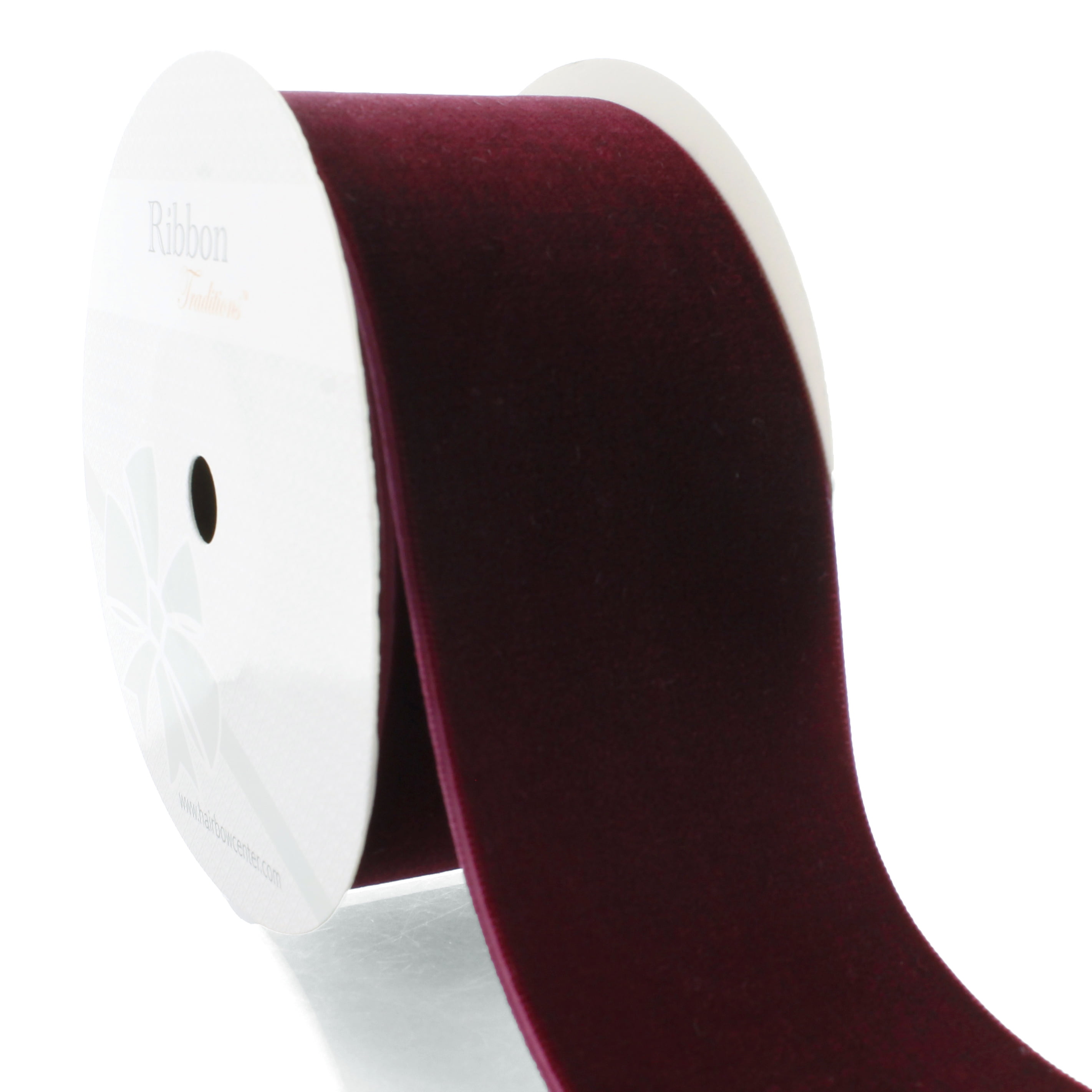 2" Velvet Ribbon 277 Burgundy 5 Yard - Walmart.com