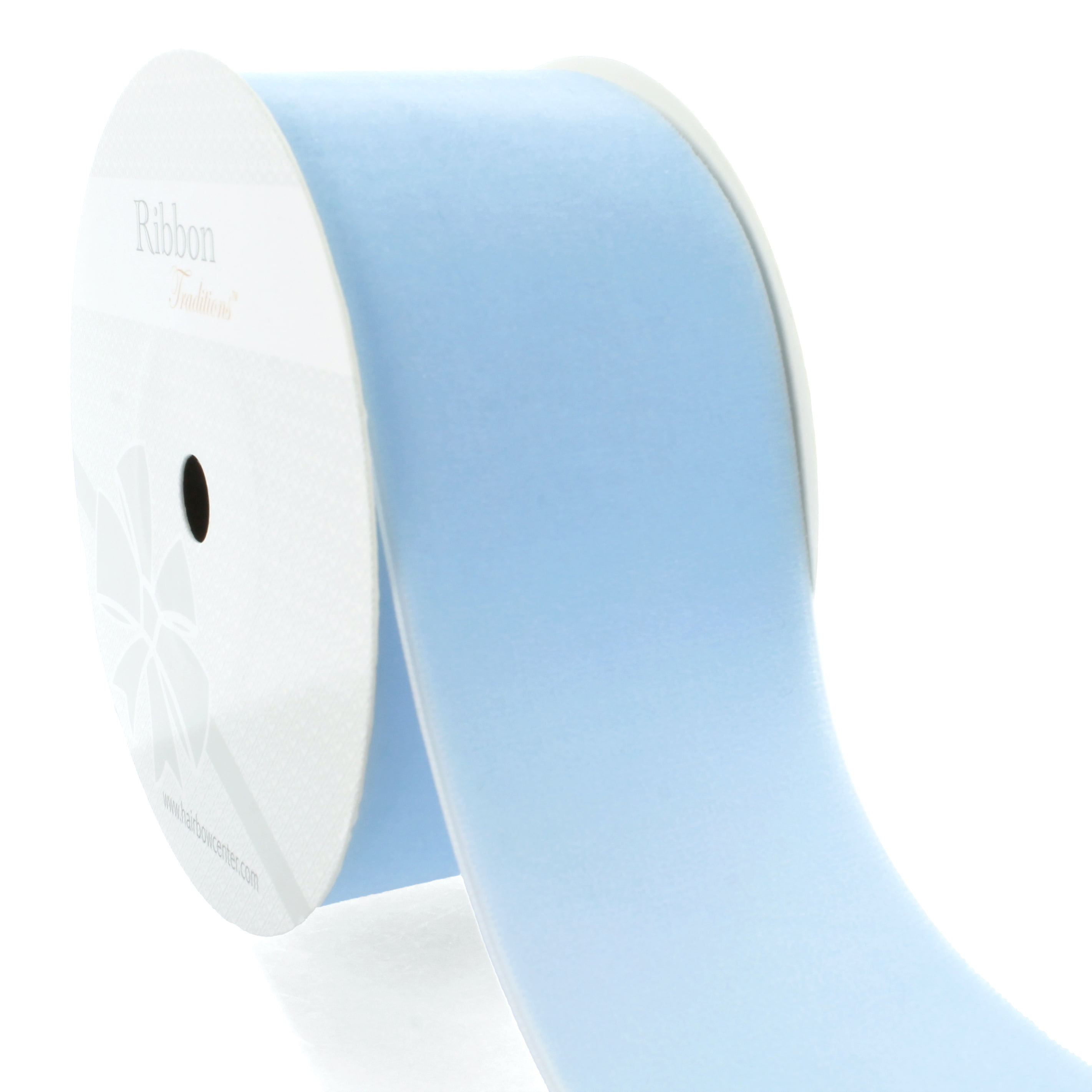 HBC 2" Velvet Ribbon 308 Frosty Blue - 5 Yards - Walmart.com