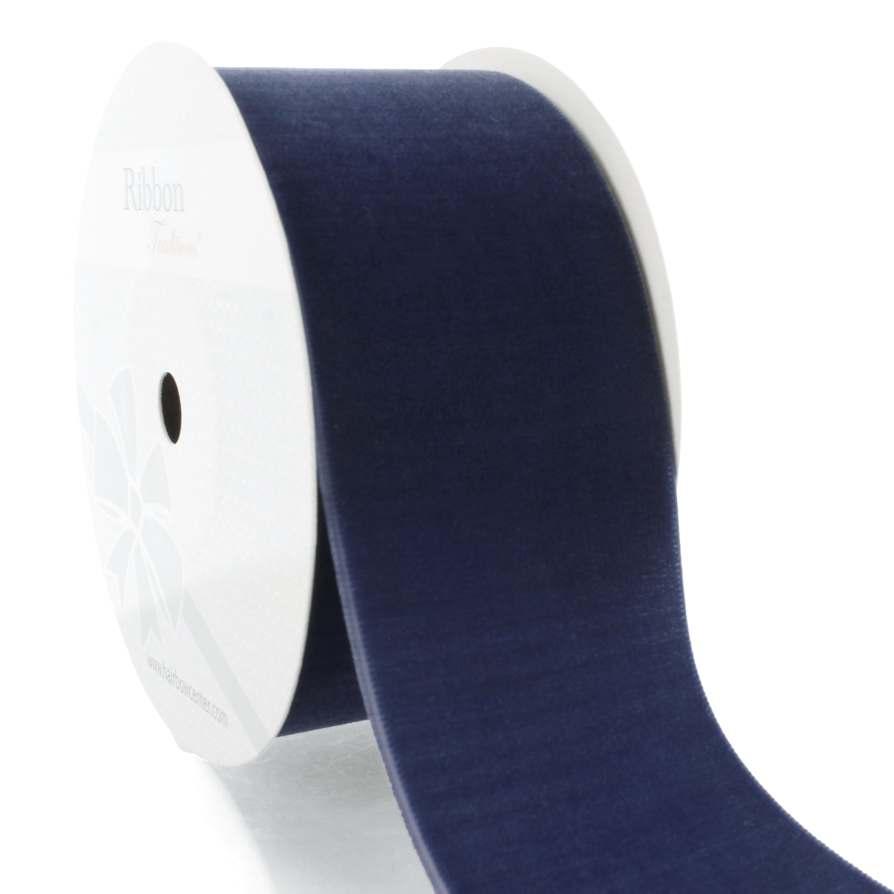 HBC 2" Velvet Ribbon 370 Navy - 5 Yards - Walmart.com