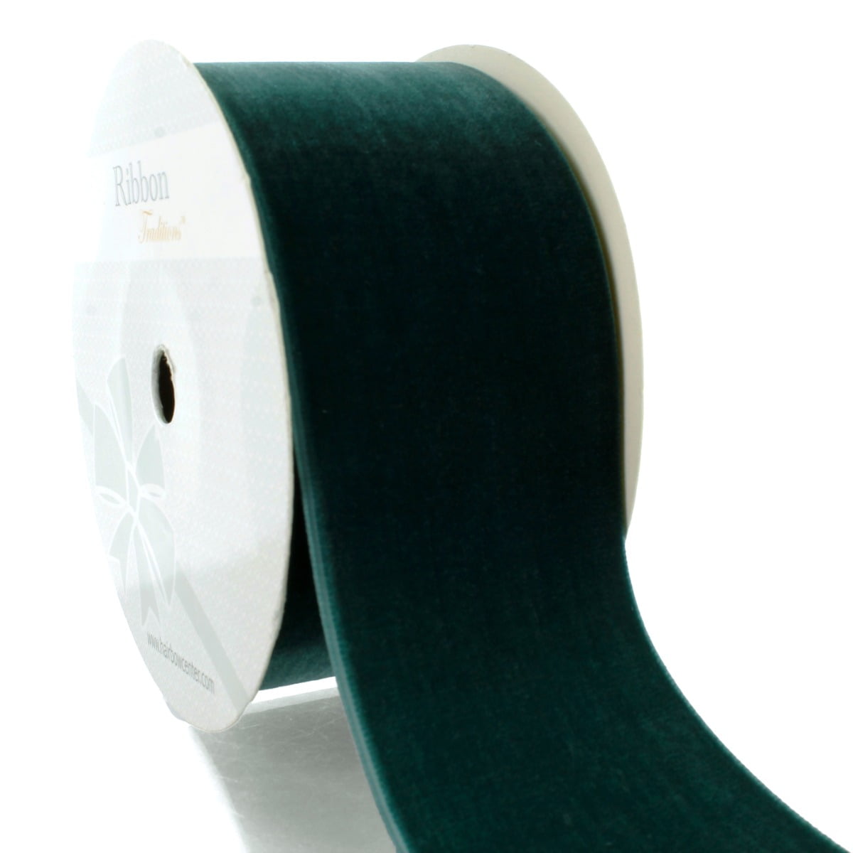 HBC 2" Velvet Ribbon 593 Hunter Green - 25 Yards - Walmart.com