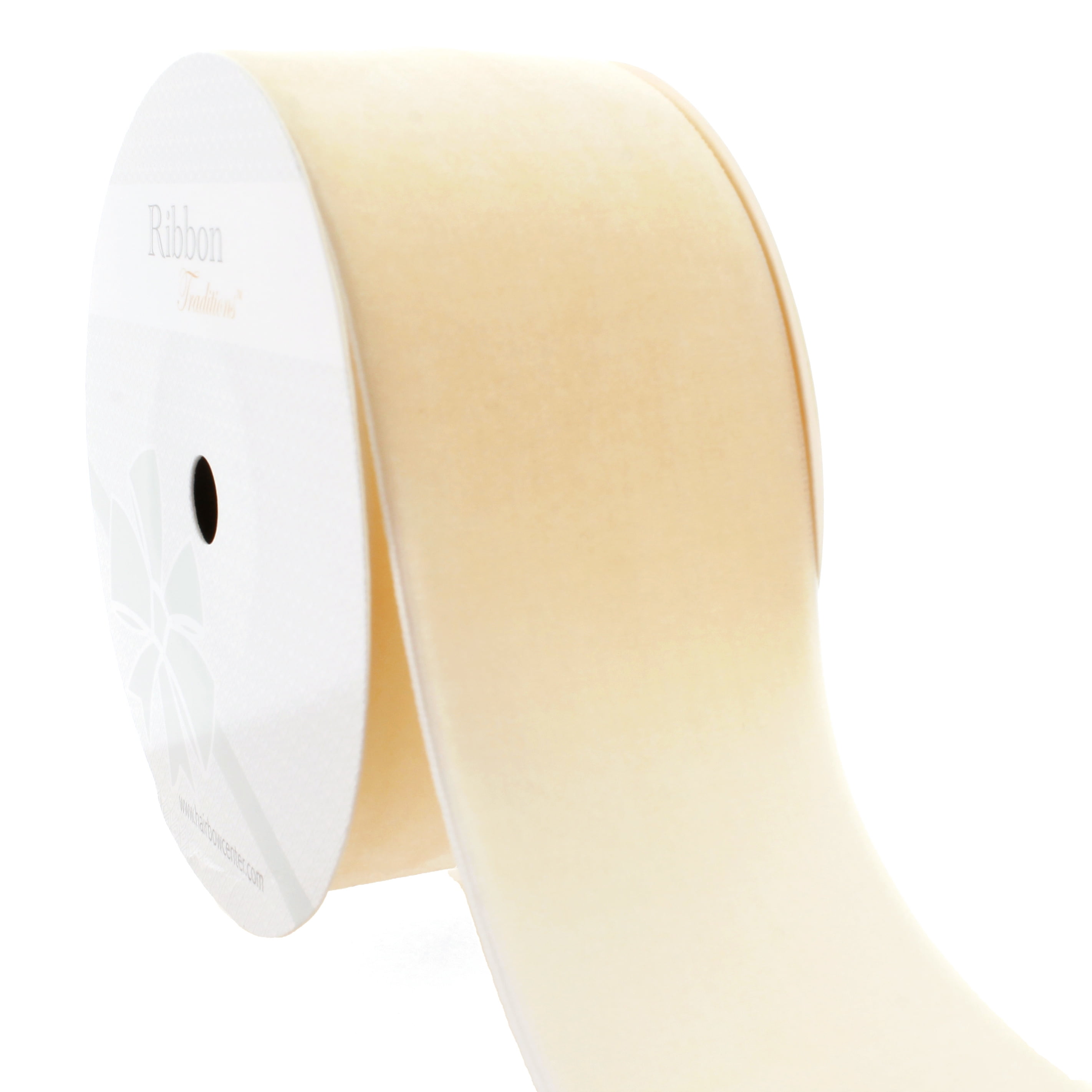HBC 2" Velvet Ribbon in Cream - Perfect for Hair Bows, Gift Wrapping ...