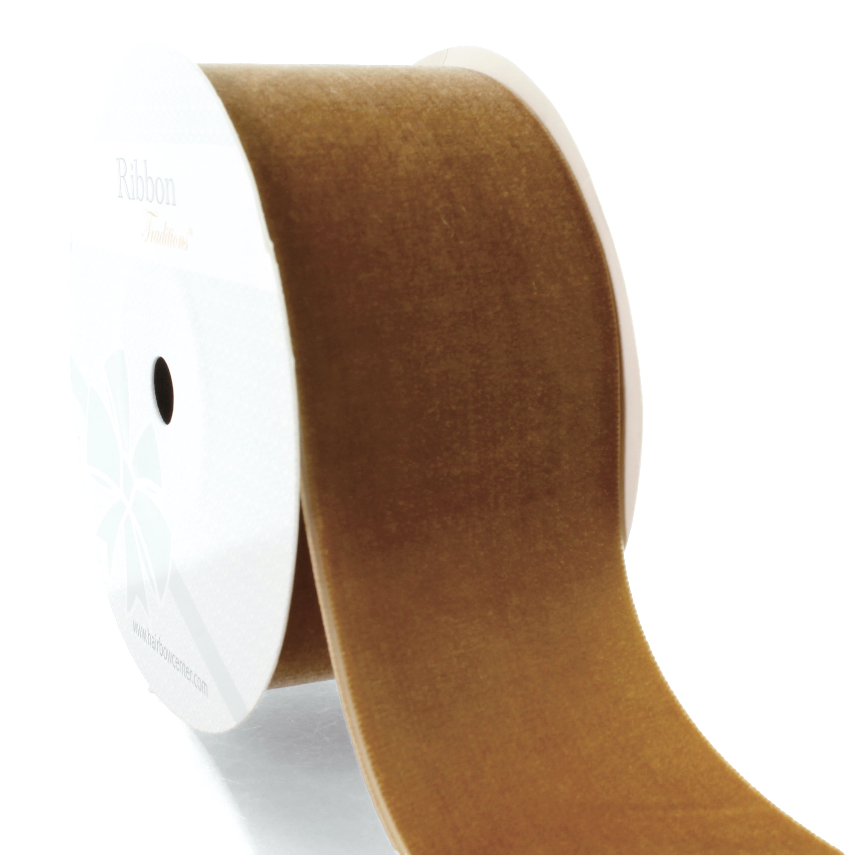 2" Velvet Ribbon 845 Camel 5 Yard - Walmart.com
