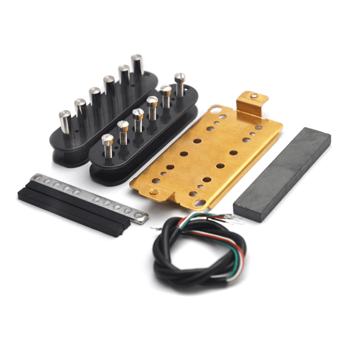 HBC Pickup DIY Kits-Cupronickel Baseplate/ Fixed/Adjustable Pole Piece ...