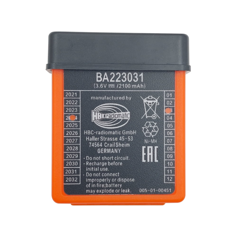 HBC Radiomatic BA223031 3.6V 2100mAh NiMH Battery – Replacement for ...