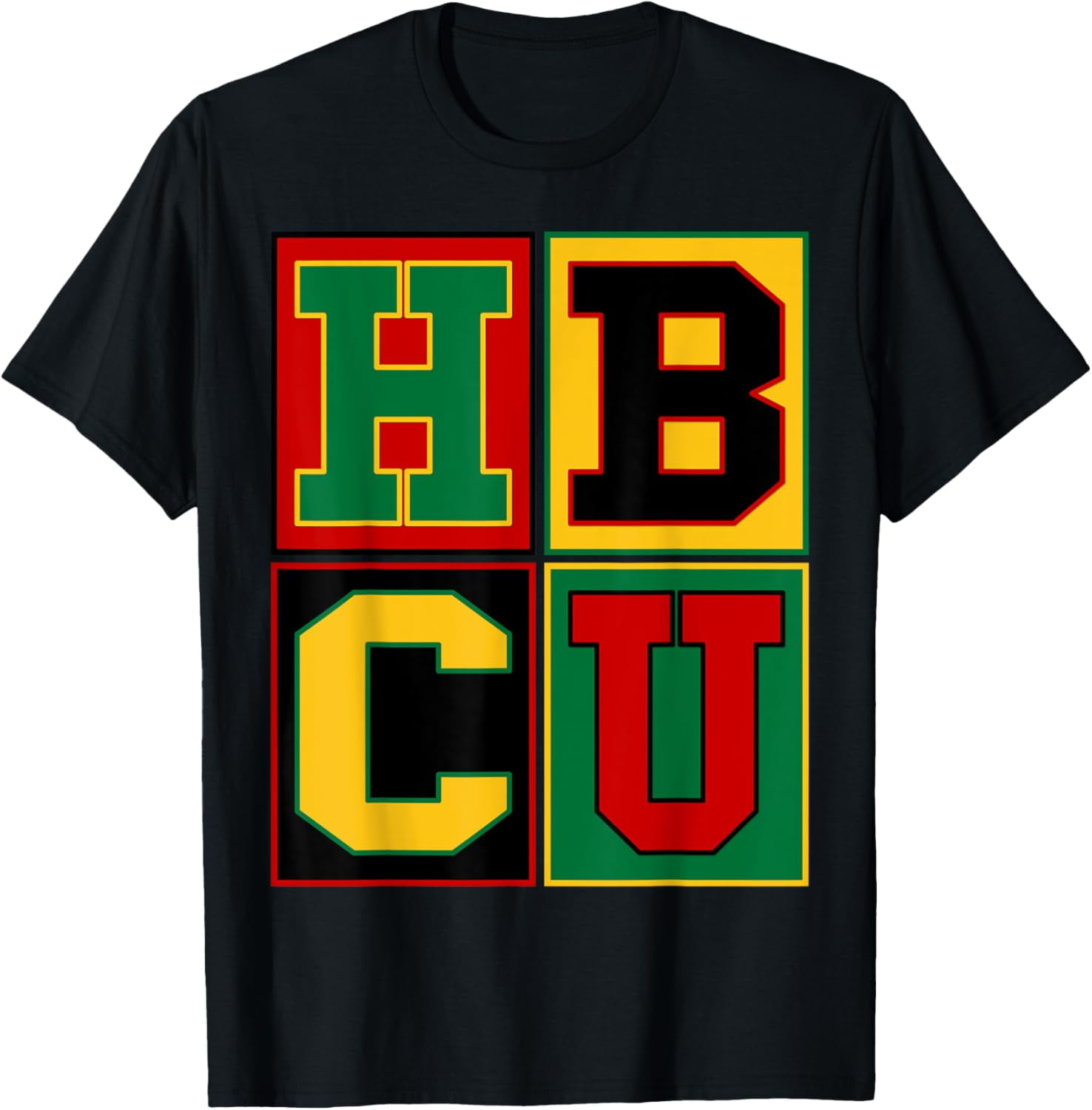HBCU Block Letters Grads Alumni African American T-Shirt - Walmart.com