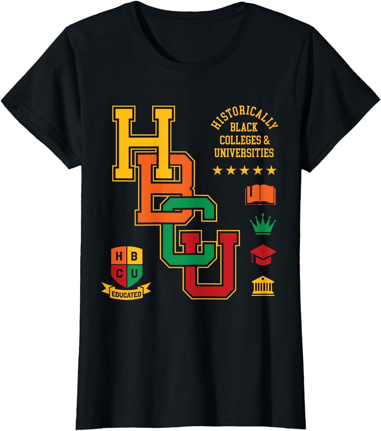 HBCU Historically Black Colleges Universities Grad Alumni T-Shirt ...