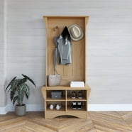 Noble House Sonny Outdoor Wooden Hall Tree, Teak Finish - Walmart.com