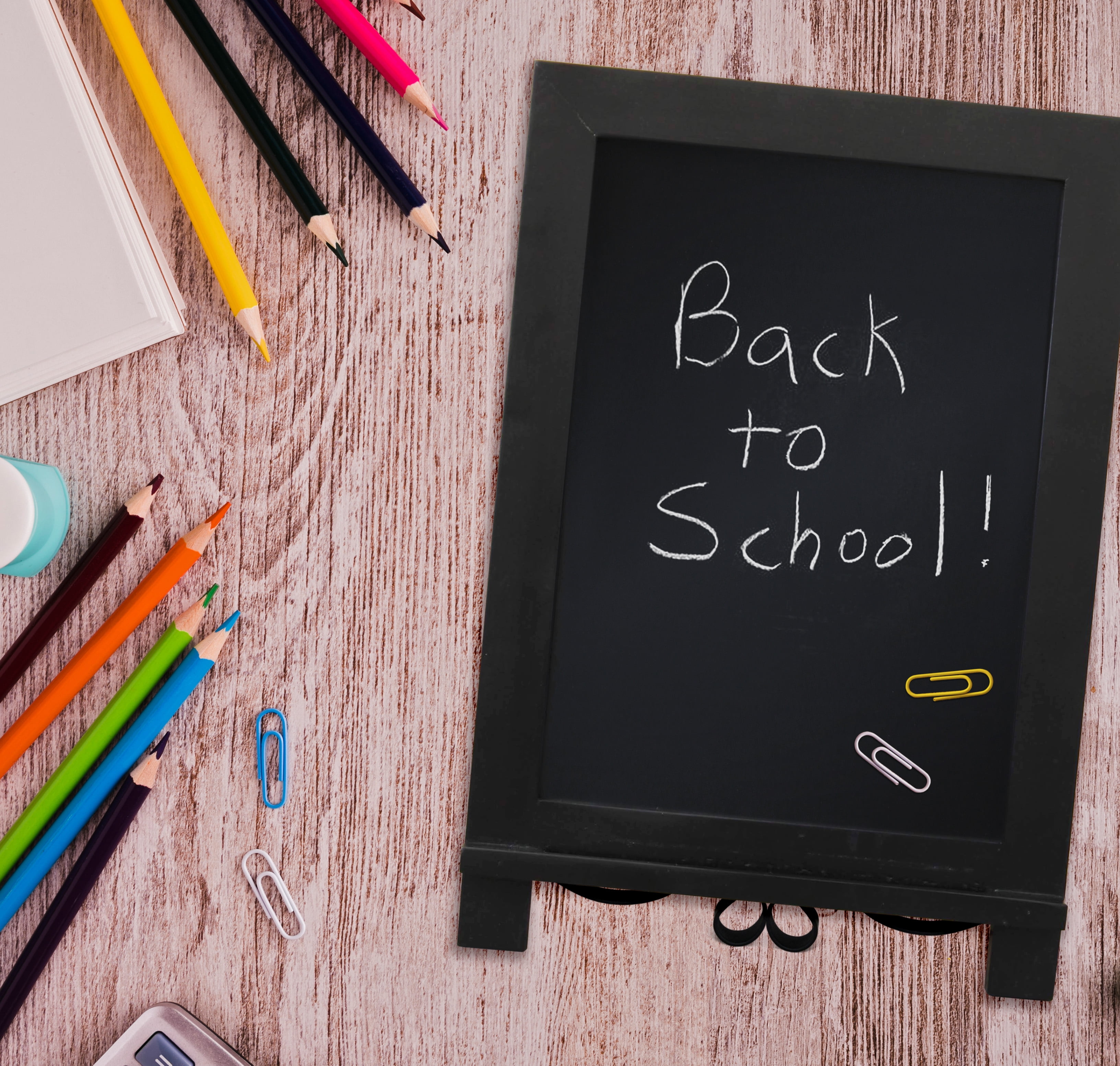 HBCY Creations Wooden Tabletop Chalkboard with Legs/Vintage Wedding ...