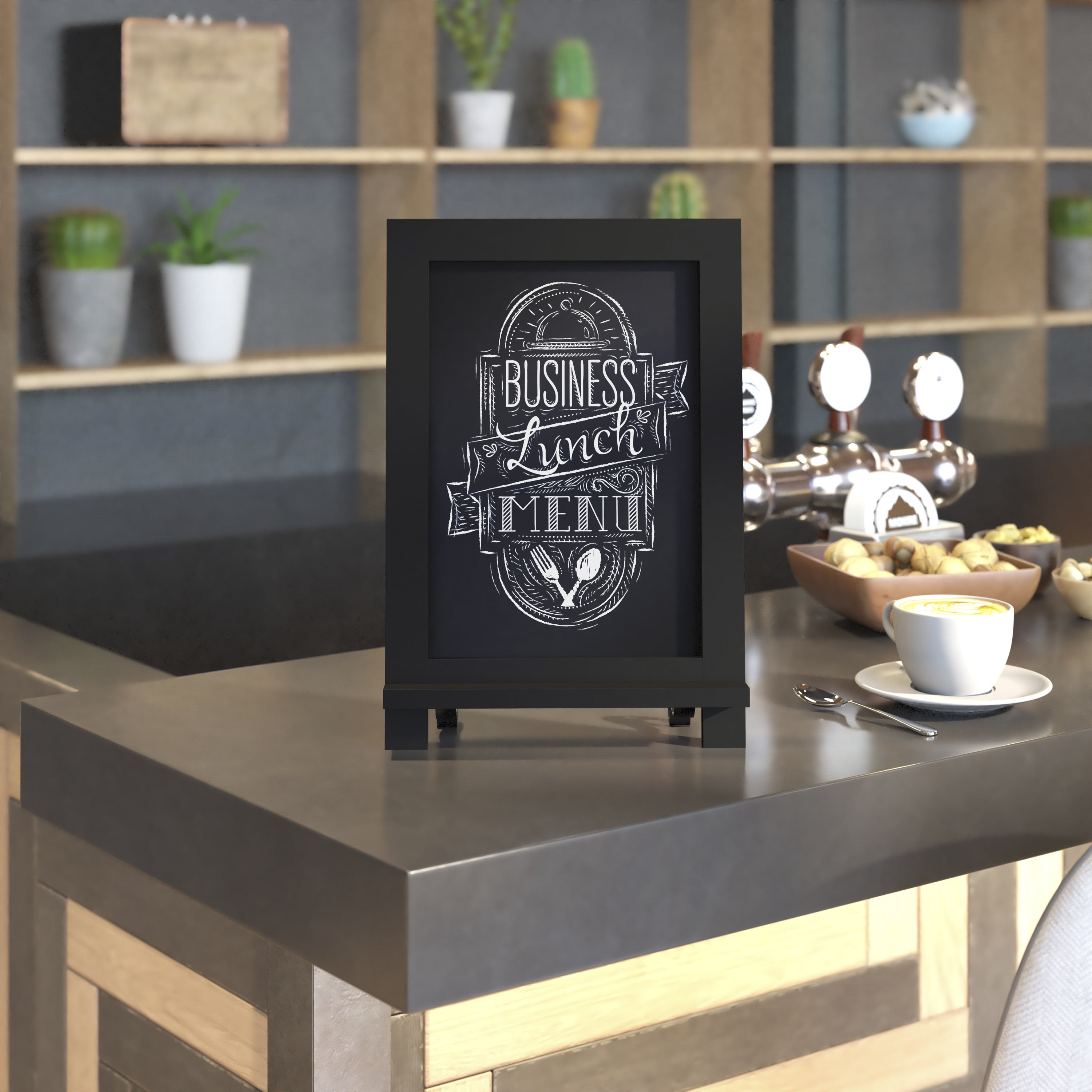 HBCY Creations Wooden Tabletop Chalkboard with Legs/Vintage Wedding ...