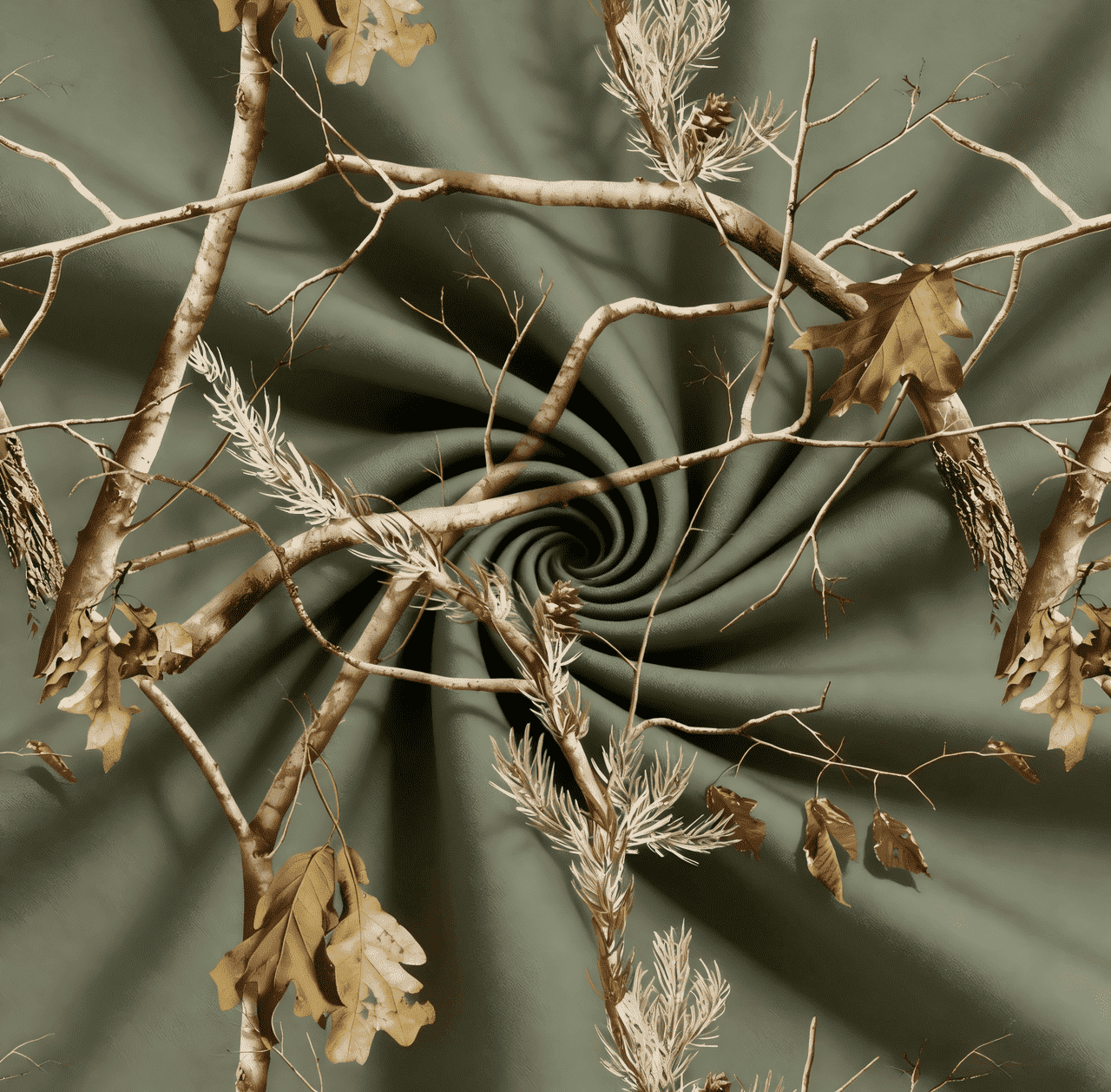 HBDesign 60 Inch Deep Green Camouflage Satin Fabric by the yard Premium ...