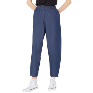 EOM Women's Stretchable High Rise Denim, Pull-On Jeans with Side ...