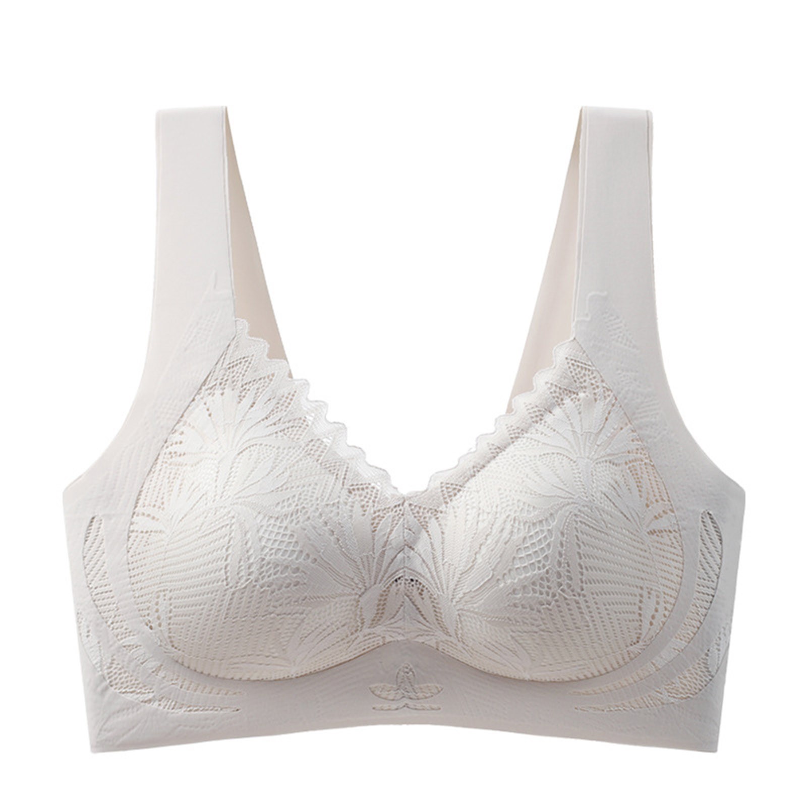 HBFAGFB Ladies Bras Womens Fashion Lace Edge Seamless Underwire Bra ...