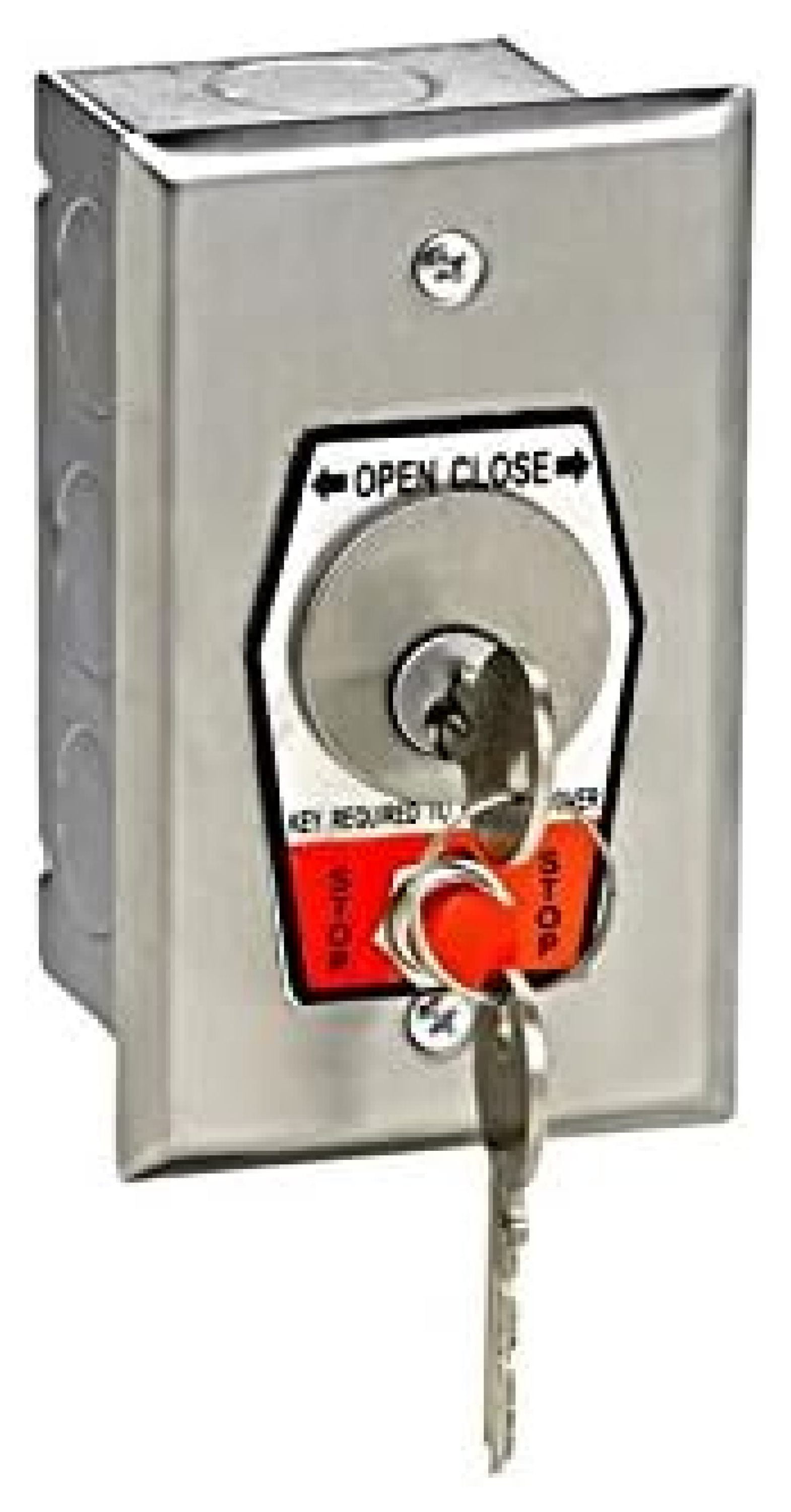 HBFS NEMA 1 Interior OPEN-CLOSE Key Switch with Stop Button in Single ...