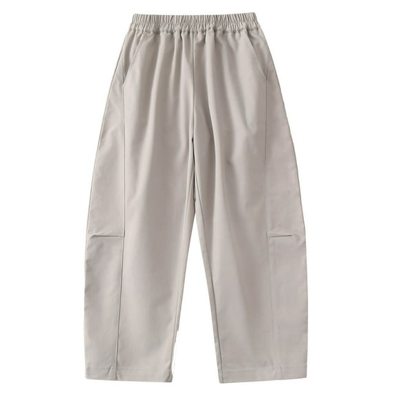 HBGVBA Boy's Long Pants,Casual Bottoms for Children,Boys Girls Solid ...