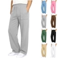 HBGVBA Boys Sweatpants School Wear,5-15 Years Solid Color Elastic Waist ...