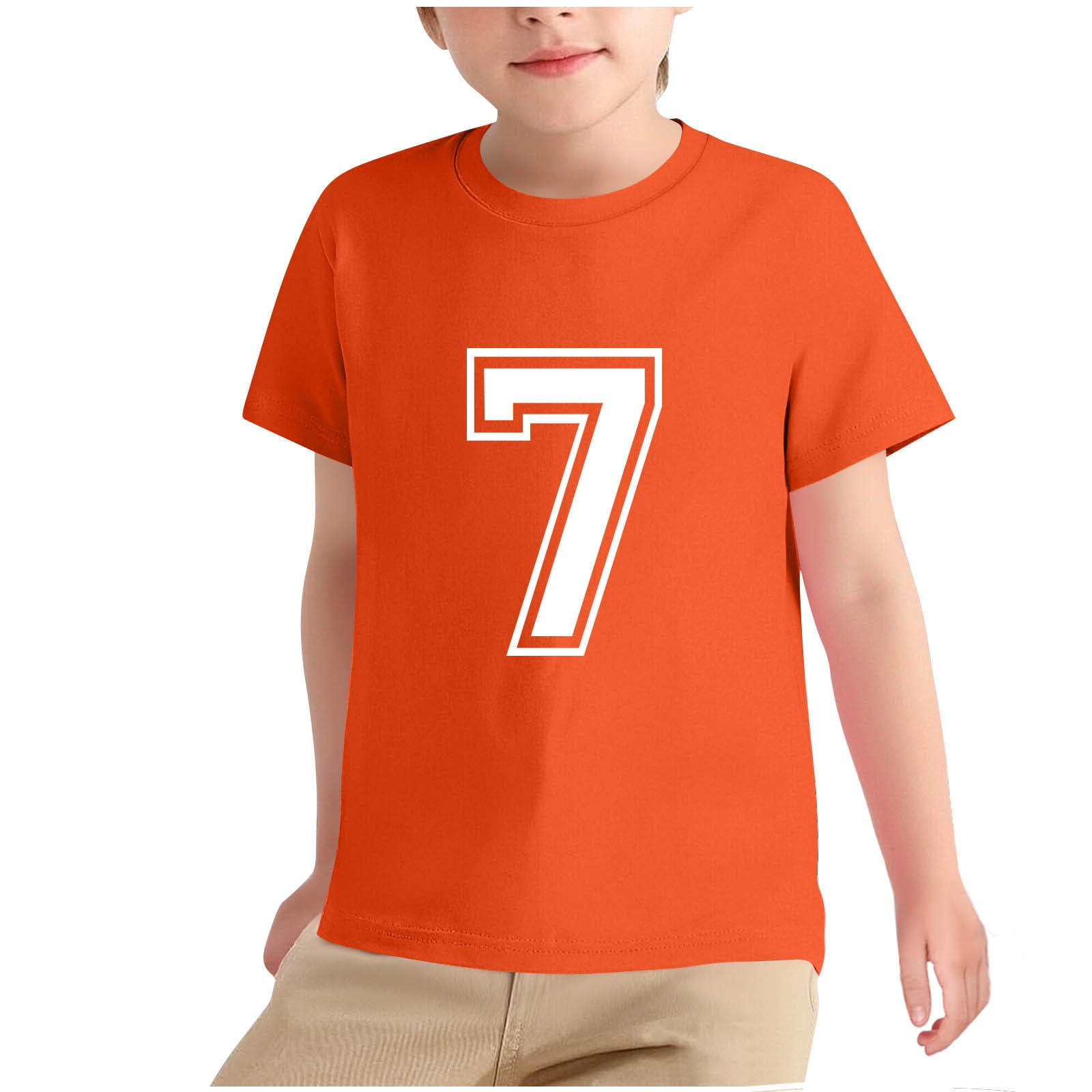 HBGVBA Girl's Short Sleeve T-Shirts,Summer Blouse for Kids,Boys Girls ...