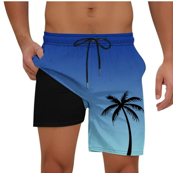 HBGVBA Men's Casual Shorts,Lightweight Bottoms for Men,Men's Hawaiian ...