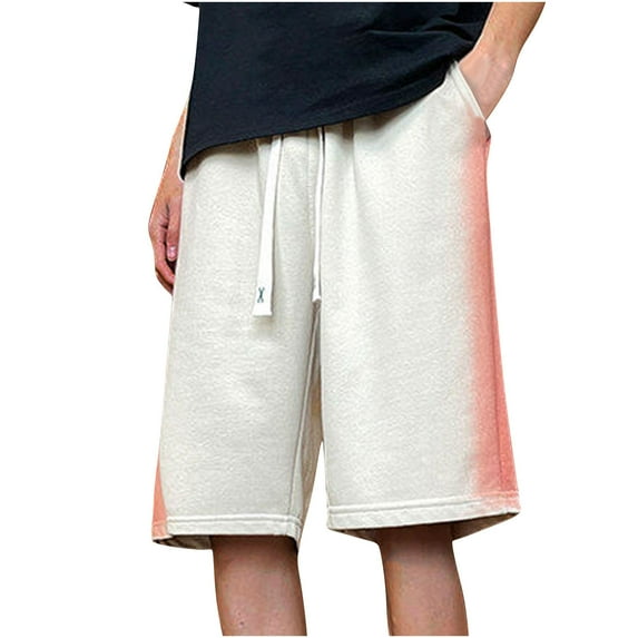 HBGVBA Men's Casual Shorts,Lightweight Bottoms for Men,Men's Gradient ...
