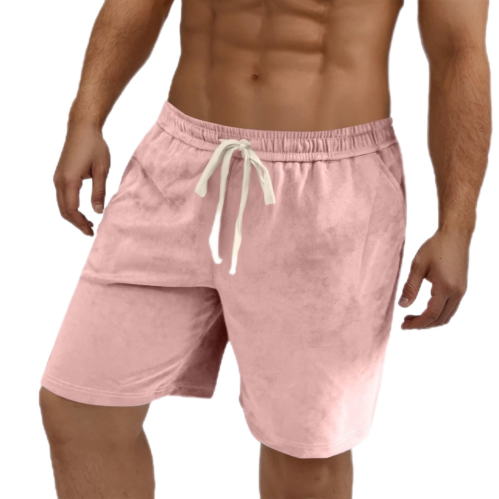 HBGVBA Men's Casual Shorts,Summer Short Pants for Men,Men's 5 In Peach ...