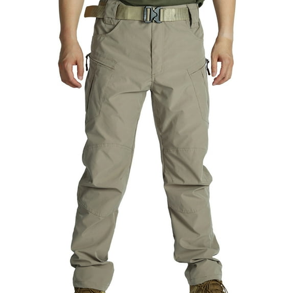 HBGVBA Men's Pants,Trousers for Men,Men's Solid Color Outdoor Training ...
