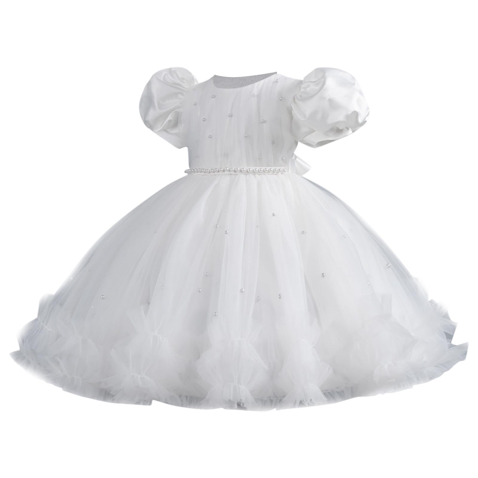 HBGVBA Toddler Girl Summer Dresser,Casual Short Sleeve Sundress,0-5 ...
