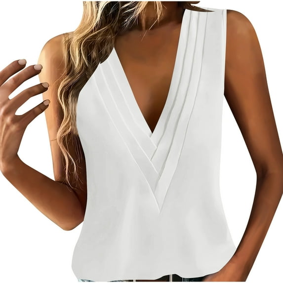 HBGVBA Women's Tank Tops,Summer Sleeveless Blouse for Women,Short ...