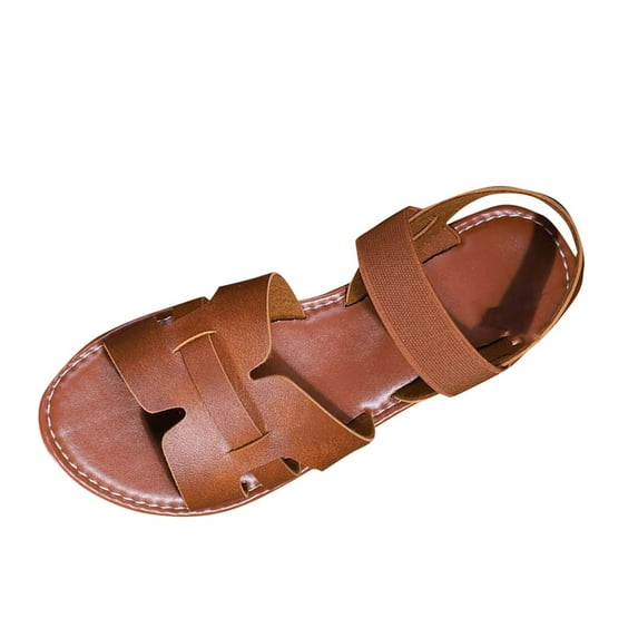 HBGVBA Womens Roman Summer Slippers Hollow Out Summer Versatile Stylish ...