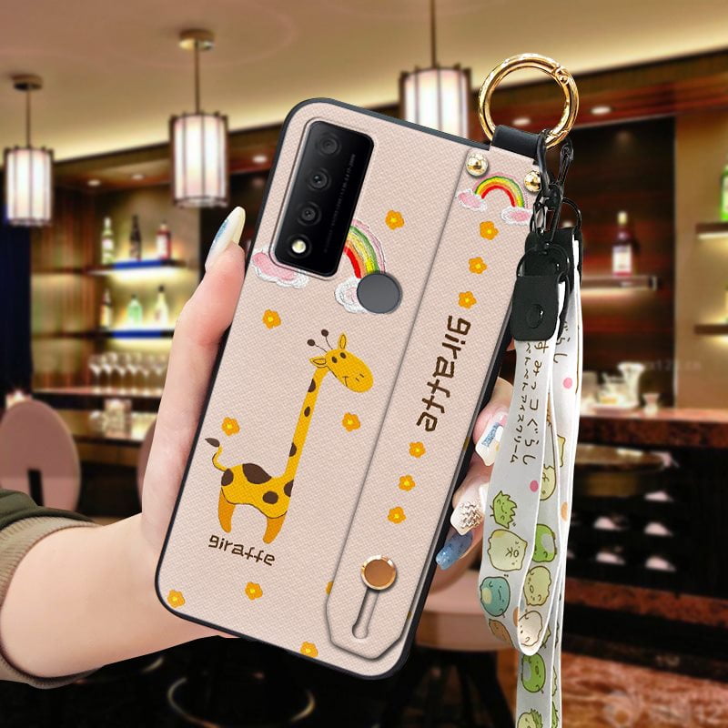HBH-Phone Case For TCL 30V 5G/T781S, Lanyard Waterproof Wrist Strap Anti-knock Anti-dust Durable ...