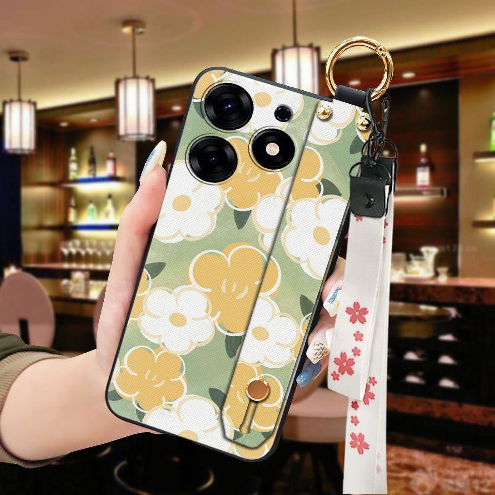 HBH-Phone Case For Tecno Spark 10 Pro/Ki7, Kickstand flower Back Cover ...