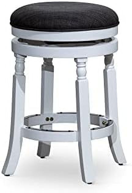 HBLUKDL Indoor Living Palmer Lake Swivel Stool 24\u201D Counter Height Weathered Gray French ...