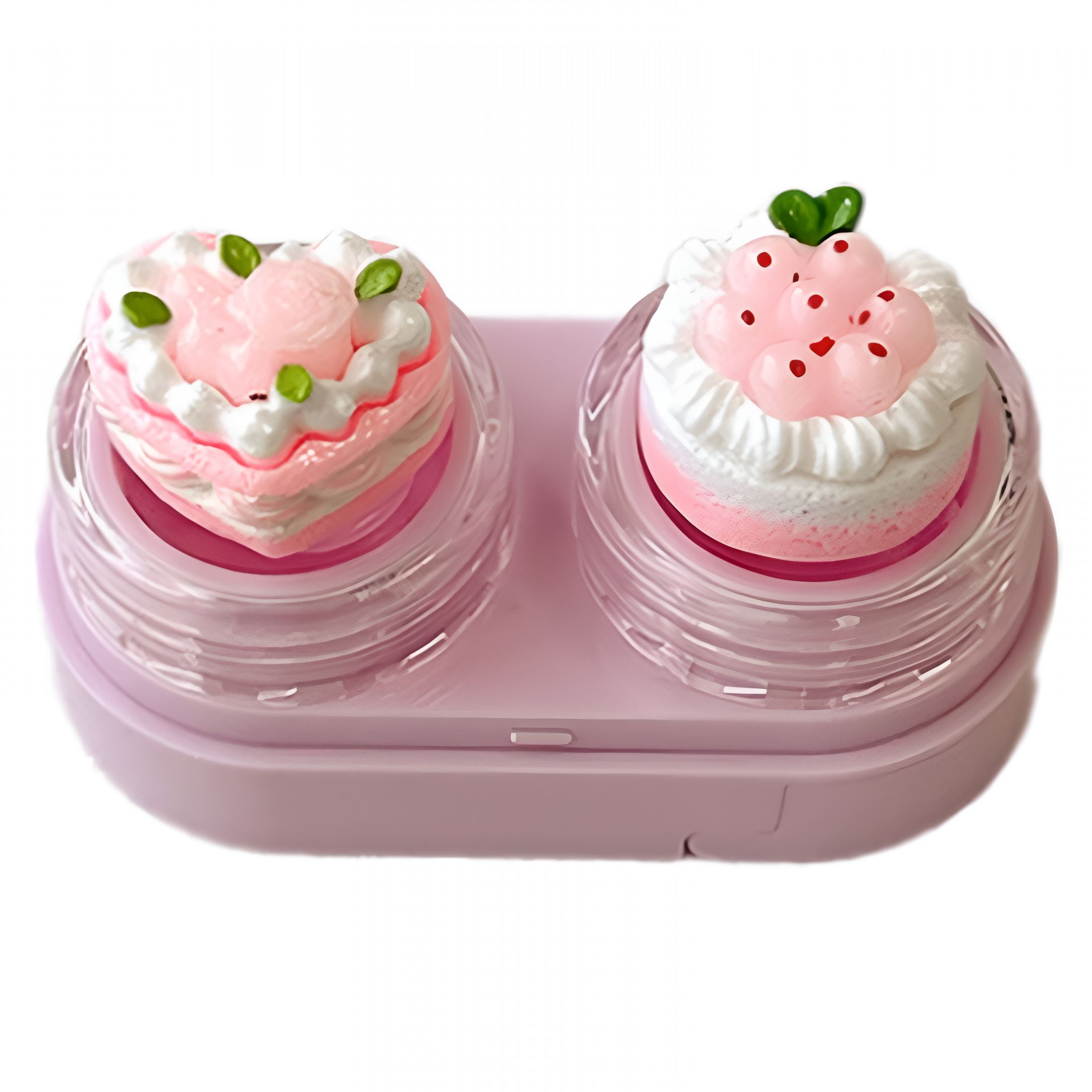 HBMYN Cupcake Lid Contact Lenses Box with Drawer Designs and Wearing ...
