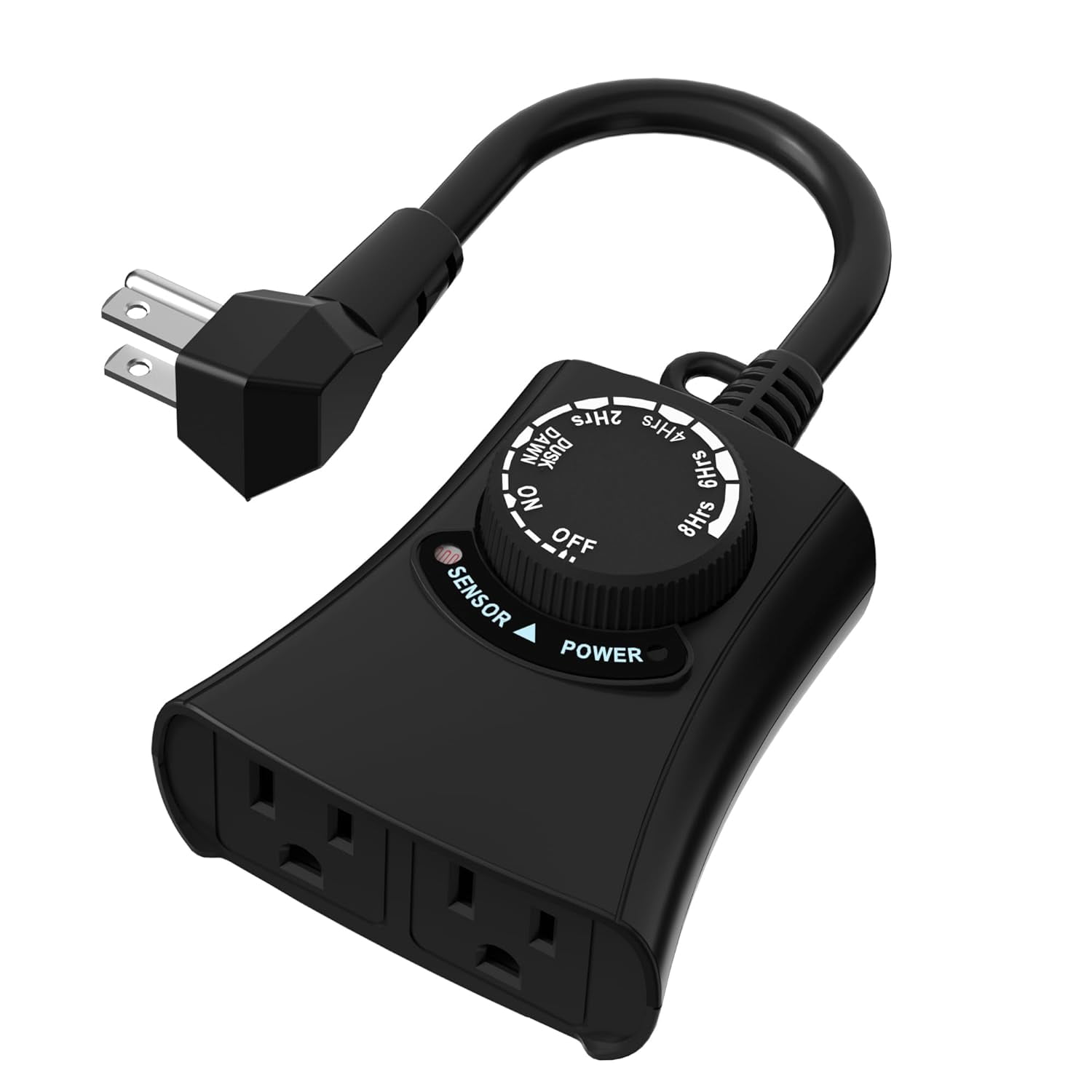 HBN Outdoor Light Timer Waterproof, Weatherproof Photocell Dusk to Dawn ...